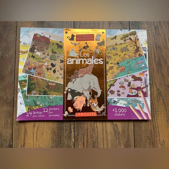 Toys | 100 Animals Stickers 12 Posters To Personalize And 24 Pictures ...